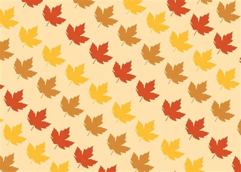 Premium Vector Maple Background Autumn Theme