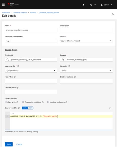 Wie Wird Im Ansible Automation Controller Eine Neue Inventory Source