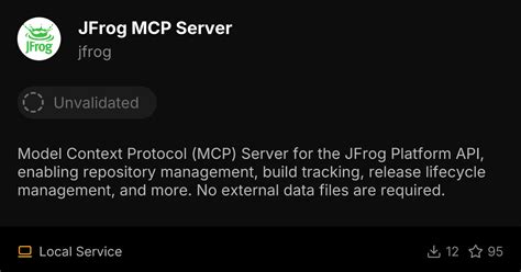 Jfrog Mcp Server Mcp Servers · Lobehub