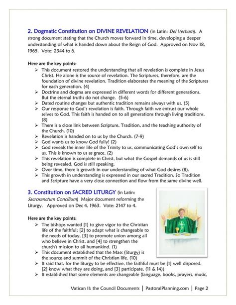 Vii Summary Of Vatican Ii Documents Pdf