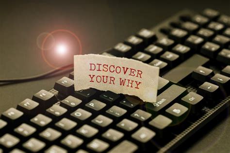 Handwriting Text Discover Your Why Word Written On Knowing The Reason And Purpose Of One Self S