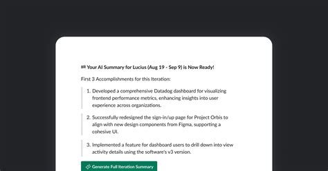 Linearbs Ai Powered Iteration Summaries Are Here Say Goodbye To Manual Status Updates