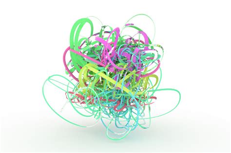 Cgi 구성 지저분한 문자열 기하학적 디자인 텍스처 배경 들 화려한 3d 렌더링입니다 0명에 대한 스톡 사진 및 기타 이미지 Istock