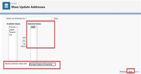 Mass Update Addresses In Salesforce