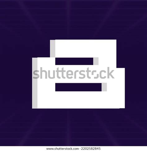 Pixel Retro Arcade Game Style Font Stock Vector Royalty Free Shutterstock