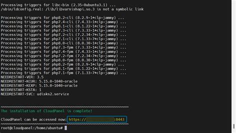 오라클 클라우드 OCI 클라우드 패널 CloudPanel 설치와 설정 NavyStack