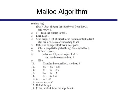 Ppt Hoard A Scalable Memory Allocator For Multithreaded Applications Powerpoint Presentation