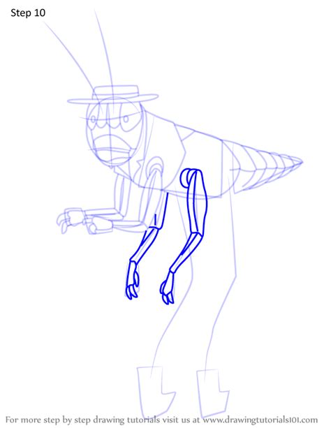 How To Draw Grasshopper From Infinity Train Infinity Train Step By