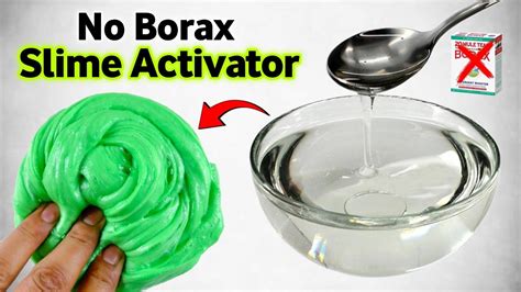 No Borax Slime Activator With Proof💦 How To Make No Borax Slime