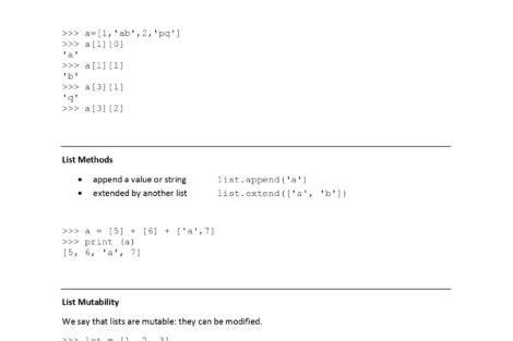 Basic Python Revision Notes A Quick Refresher For Python Programmers Connect4techs