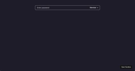 Inputselect Codesandbox