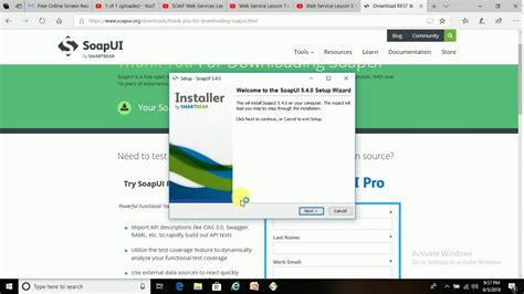 Soap Web Services Lesson 13 Soap Ui Download And Install Youtube