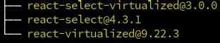 React 17 Support Issue 282 Guiyep React Select Virtualized GitHub
