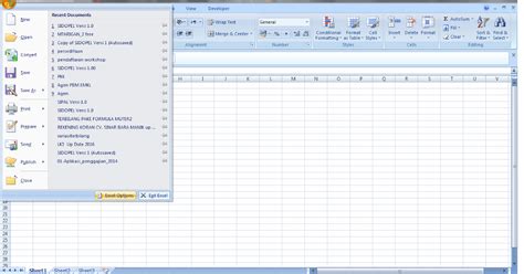 Cara Mengaktifkan Macro Vba Di Excel 2007 Coretan Lama