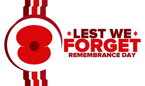 현충일 우리가 잊어버리지 않도록 해야 합니다 기억 양귀비 양귀비 날 현충일은 영연방 회원국에서 근무 중 사망 한 군대 구성원을 기리기 위해 준수되었습니다 빨간 양귀비 벡터