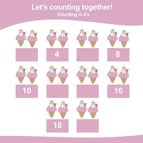 Mathematic Counting Worksheet Math Activity Count And Write The