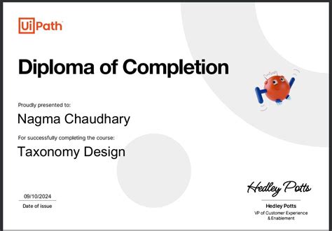 Finished Taxonomy Design With Uipath Nagma Chaudhary Posted On The