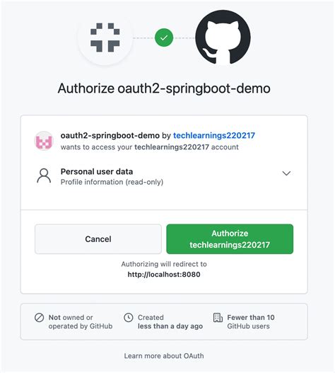Oauth Practical Demonstration Spring Boot Github