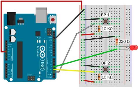 les entrées digitales d arduino les boutons poussoirs