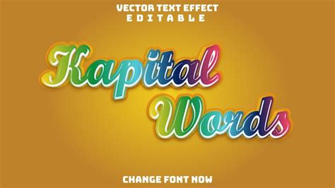Premium Vector Vector Text Effect Editable