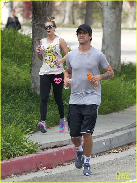Kaley Cuoco Shows Off Sports Bra On Workout With Shirtless Ryan