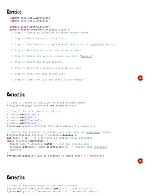 Exercices Java Collection Pdf Software Engineering Computer Engineering