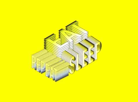 Isometric Text Effect Sample By Christian Ray C Enriquez On Dribbble