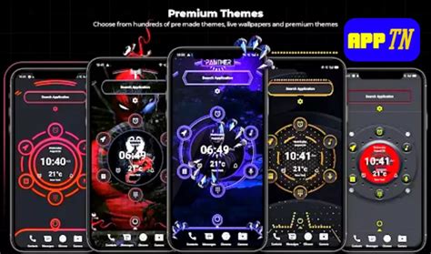 alpha hybrid launcher 4d theme android app tn