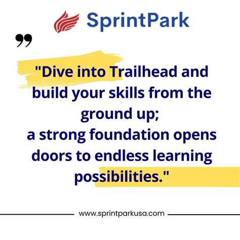 Sprintpark On Linkedin Trailhead Learningjourney Skillbuilding Endlesspossibilities…