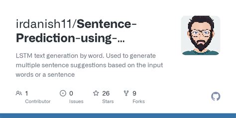 Github Irdanish11sentence Prediction Using Lstmsaka Language