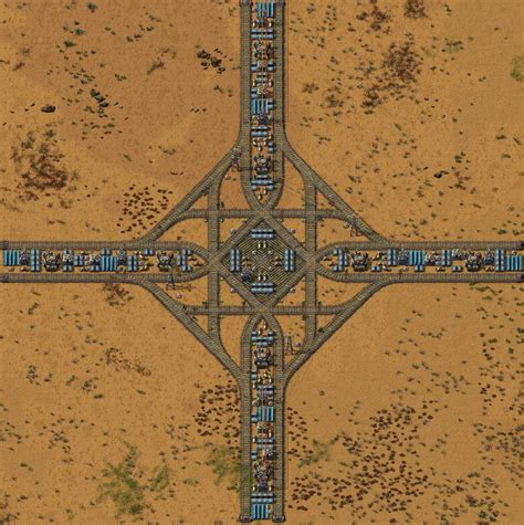 Omni Grid With Rail Roboport Belts Pipes And Circuit Wires Rfactorio