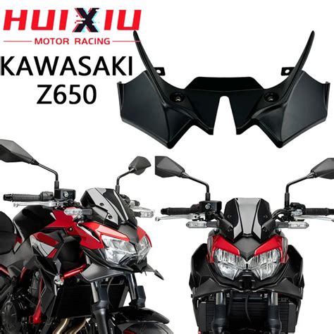 Fits For Kawasaki Z650 21 22 23 24 Motorcycle Sport Downforce Naked Forntal Spoilers Aerodynamic