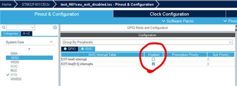 Solved How To Generate Code With Halnvicdisableirq By D Stmicroelectronics Community