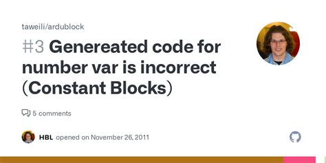 Genereated Code For Number Var Is Incorrect Constant Blocks · Issue 3 · Taweiliardublock