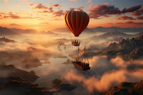 空中飞行的热气球高清图片下载 正版图片600467847 摄图网 空中飞行的热气球高清图片下载 正版图片600467847 摄图网