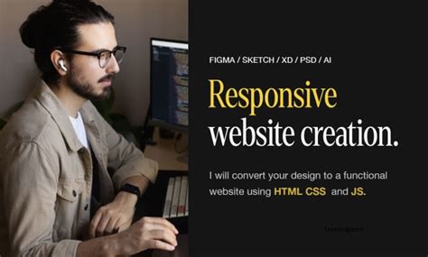 Code Your Website Design Using Html Css And Javascript By Jairnoeb Fiverr