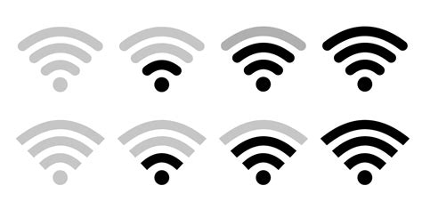 Wifi Icons Wireless Internet Connection Vector Art At Vecteezy