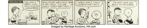 Charles Schulz Peanuts Daily Comic Strip Charlie Brown And Shermy Lot