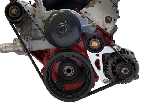 Ls Corvette Spacing Low Mount Alternator Bracket Triangles Chap Performance
