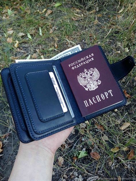 Большой, мужской, кожаный бумажник. Ручная работа. в интернет-магазине ...