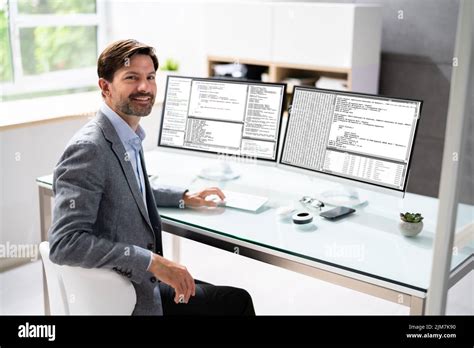 Happy Programmer Hi Res Stock Photography And Images Alamy
