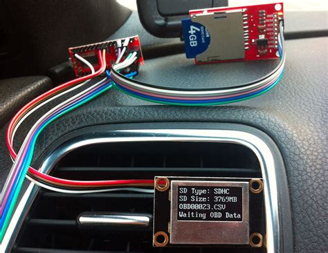 Arduino Vehicle Obd Ii Data Logger Science And Measurement Arduino