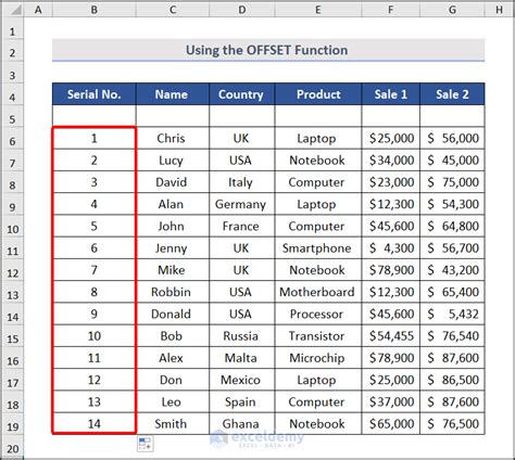 How To Do Automatic Numbering In Excel Methods ExcelDemy