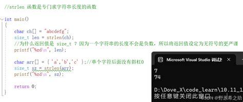 字符函数和字符串函数一 CSDN博客
