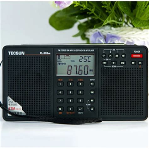 High Quality Tecsun PL 398 Radio MP DSP Digital Radio With MP3 Player FM Stereo MW SW LW