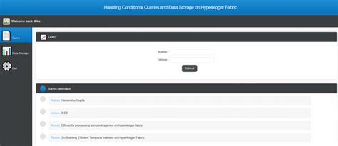 the interface of conditional query download scientific diagram