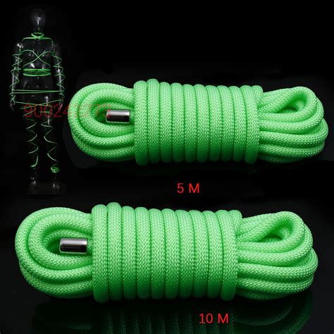 5m 10m high quality sex binding luminous rope shibari cord bdsm bondage
