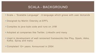 Scala Introduction PPT