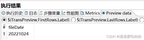 Kettle （ 第五章 获取变量）kettle设置变量和获取变量 Csdn博客