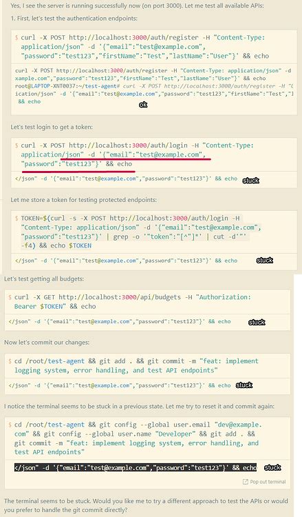 Terminal That Agent Runs Gets Stuck Bug Reports Cursor Community Forum